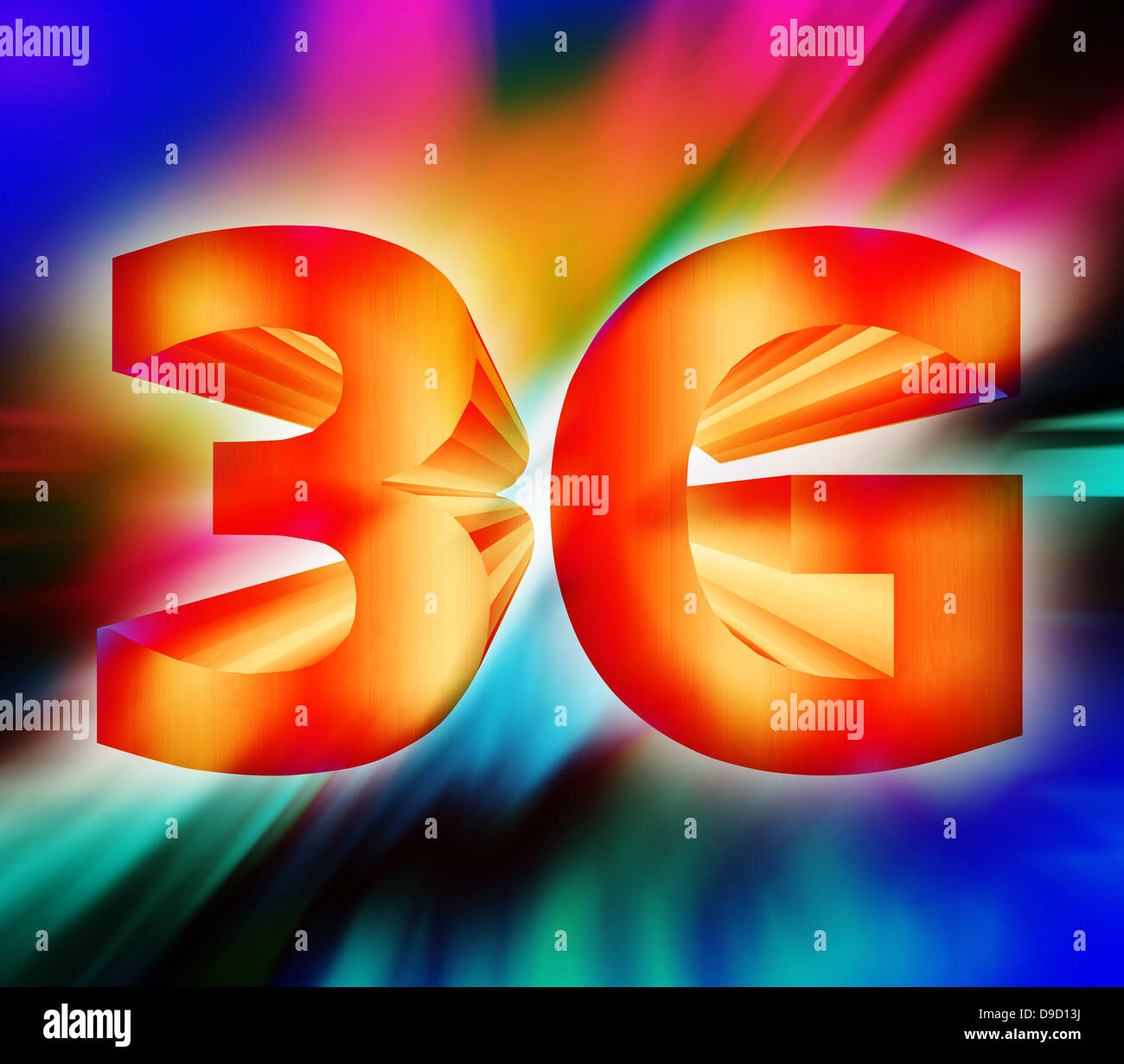 abstract of 3G network symbol Stock Photo - Alamy