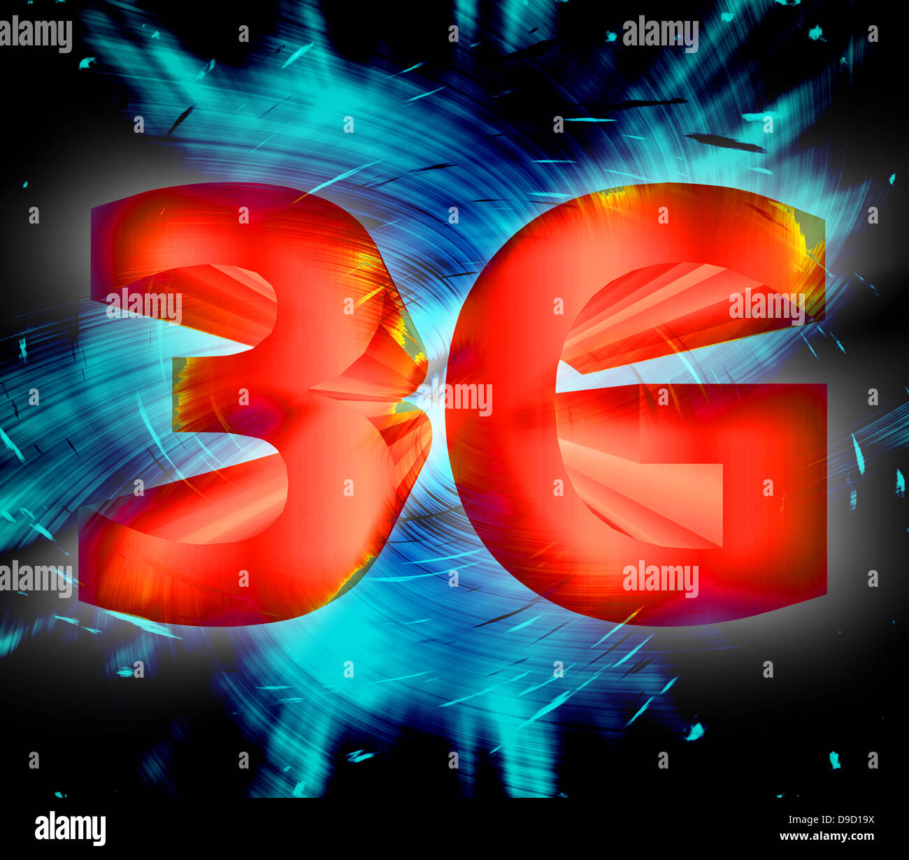 abstract of 3G network symbol Stock Photo - Alamy