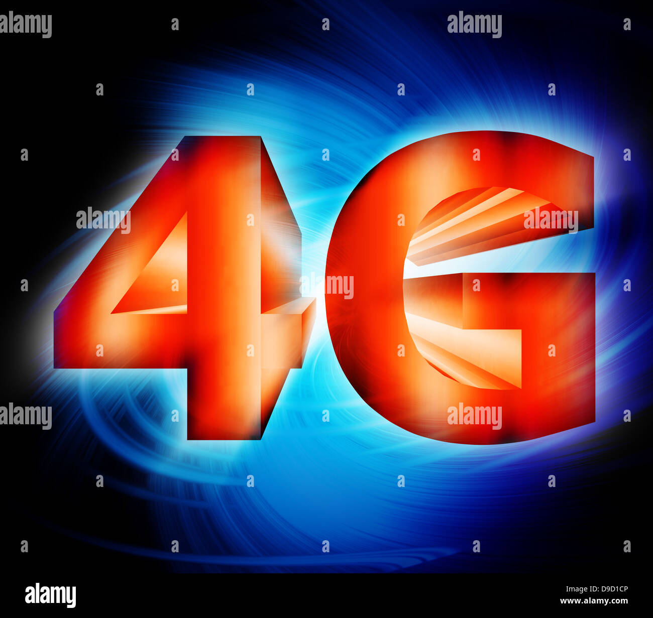 abstract of 4G network symbol Stock Photo - Alamy