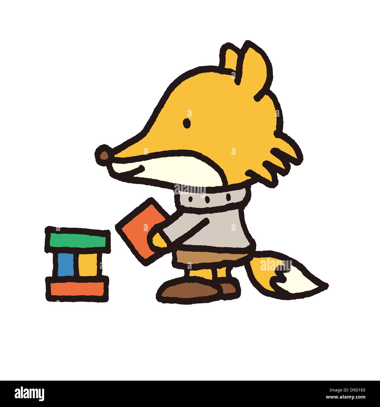 Fox side view Cut Out Stock Images & Pictures - Alamy