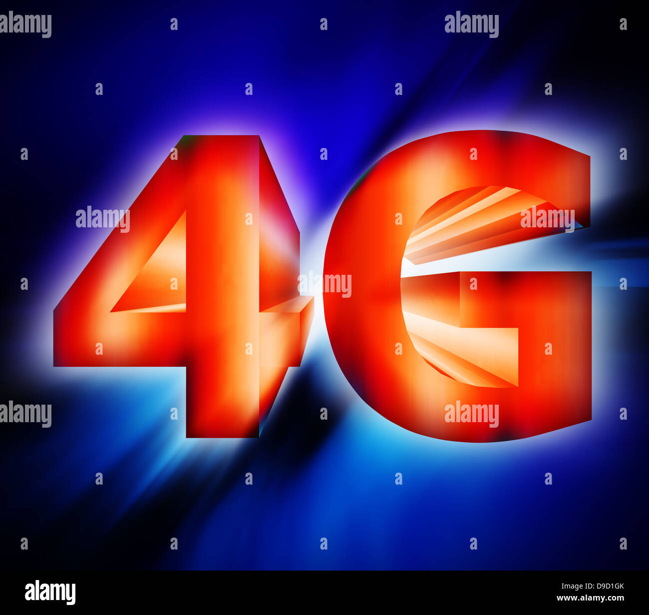 abstract of 4G network symbol Stock Photo - Alamy