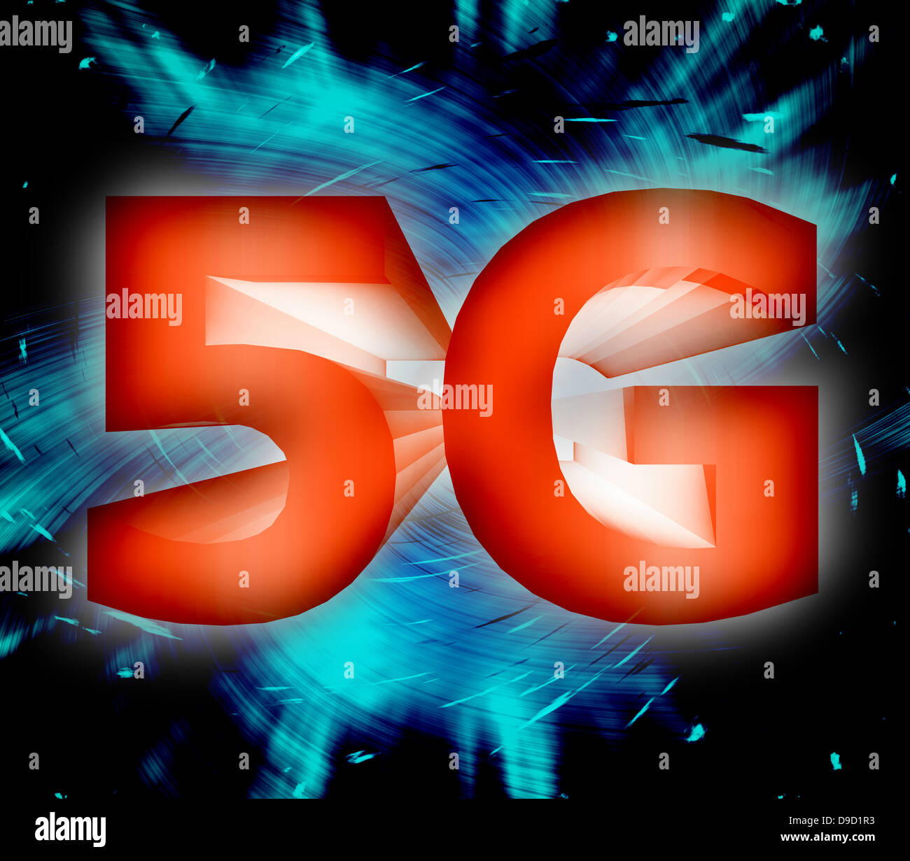 abstract of 5G network symbol Stock Photo - Alamy