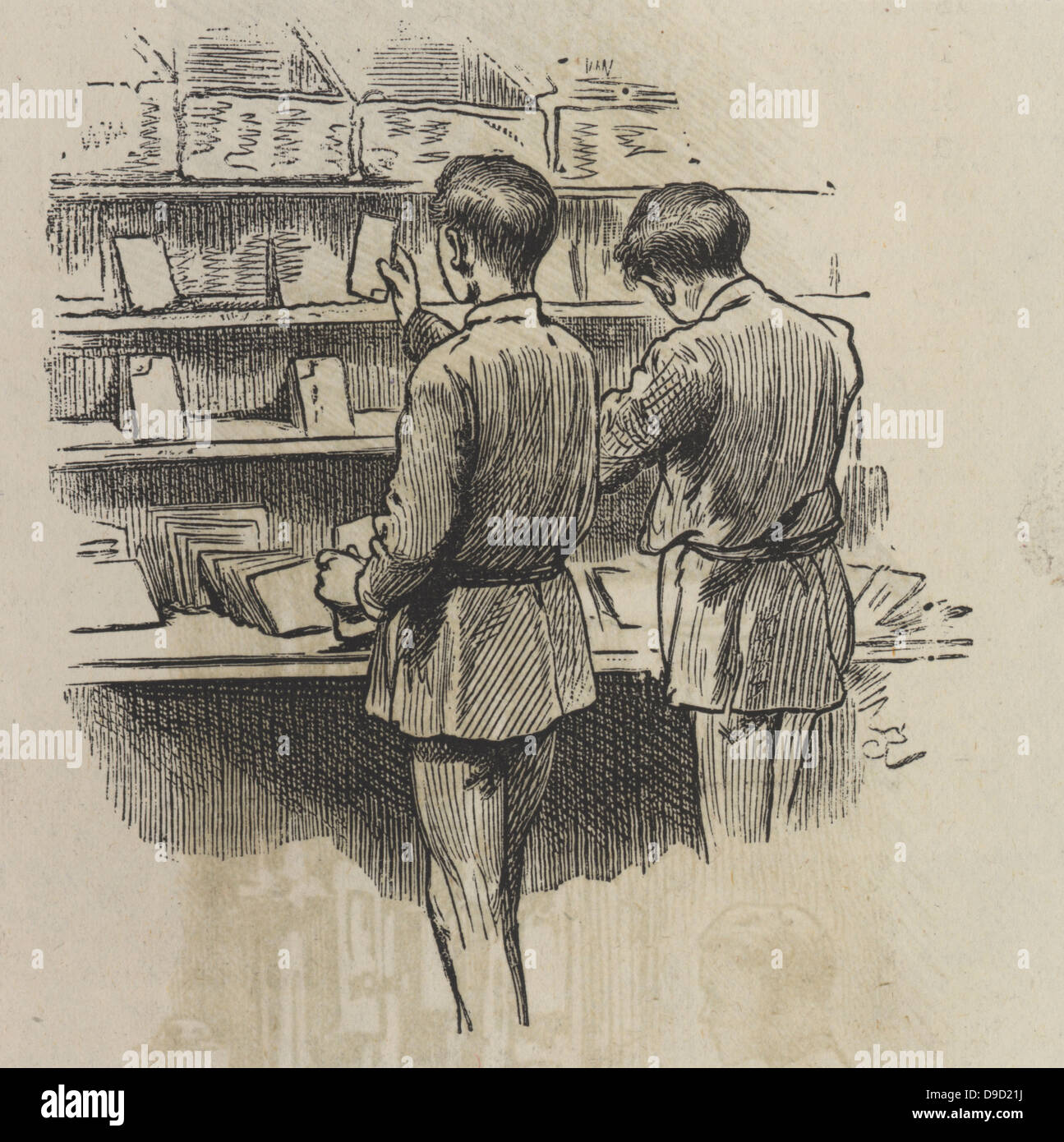 Sorting mail post office hi-res stock photography and images - Alamy