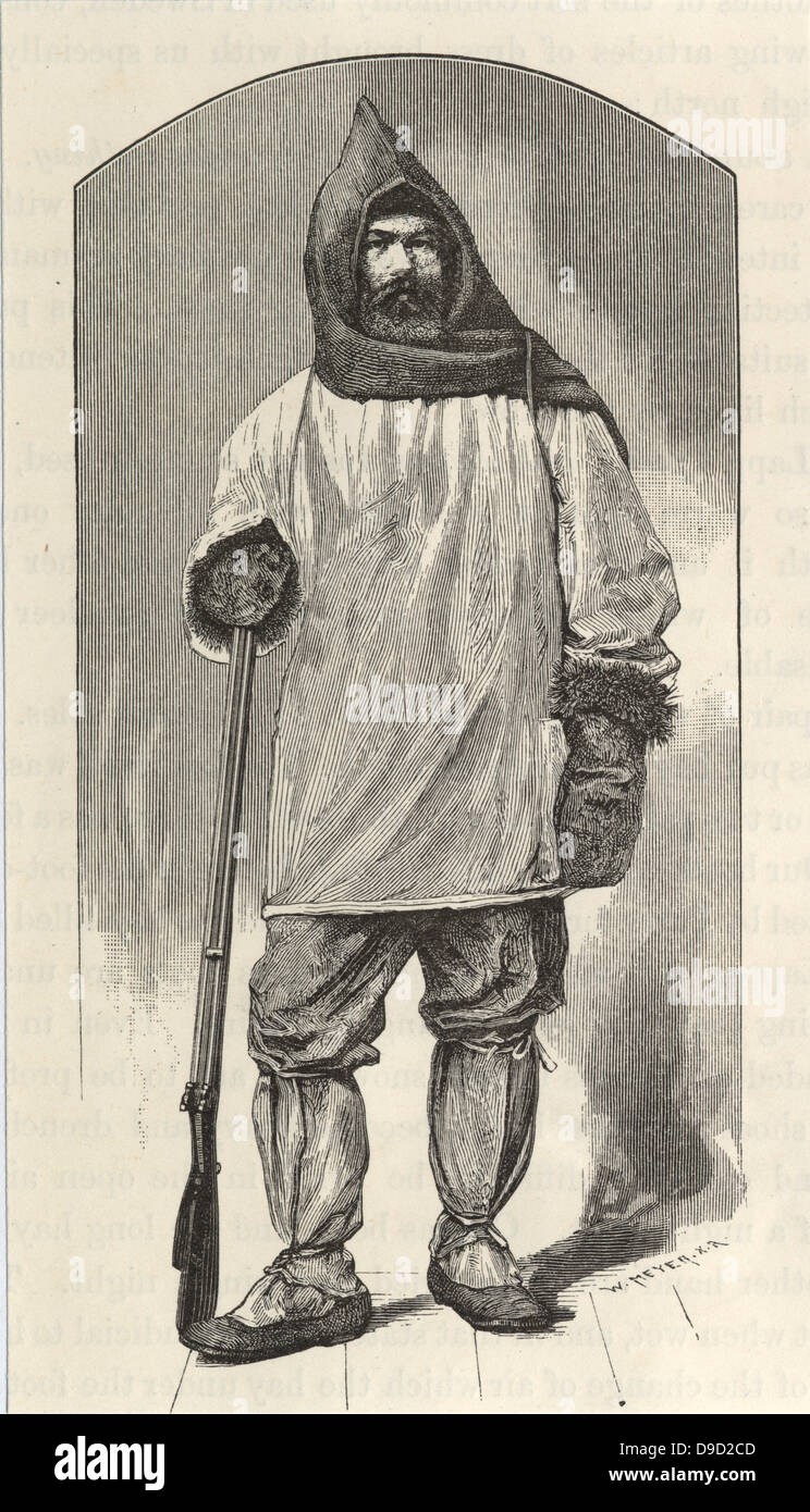 Member of the crew of SS Vega expedition of 1878-1879 to negotiate the ...