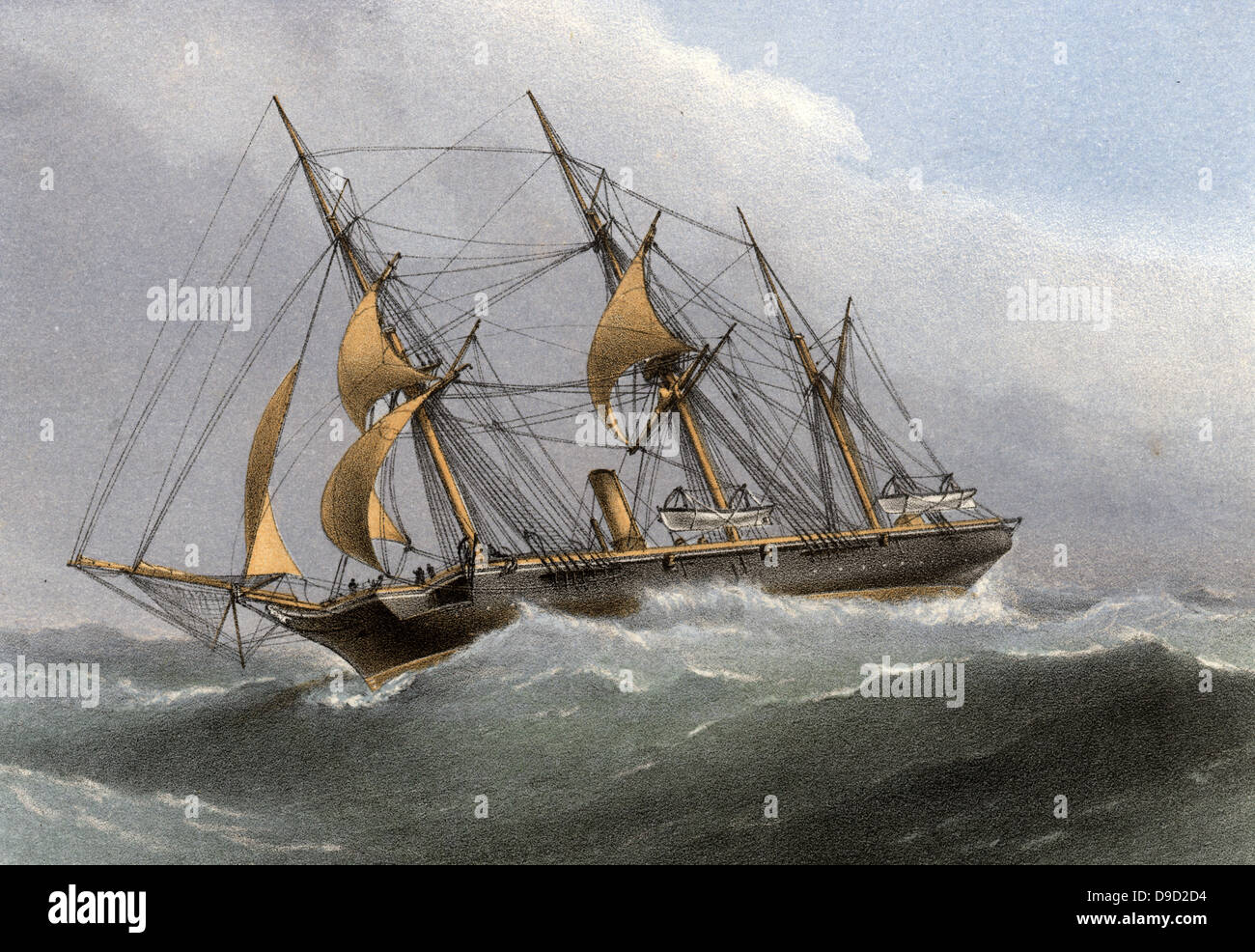 HMS Wild Swan Royal Navy Osprey-class sloop, launched 1876, Sold 1920 ...