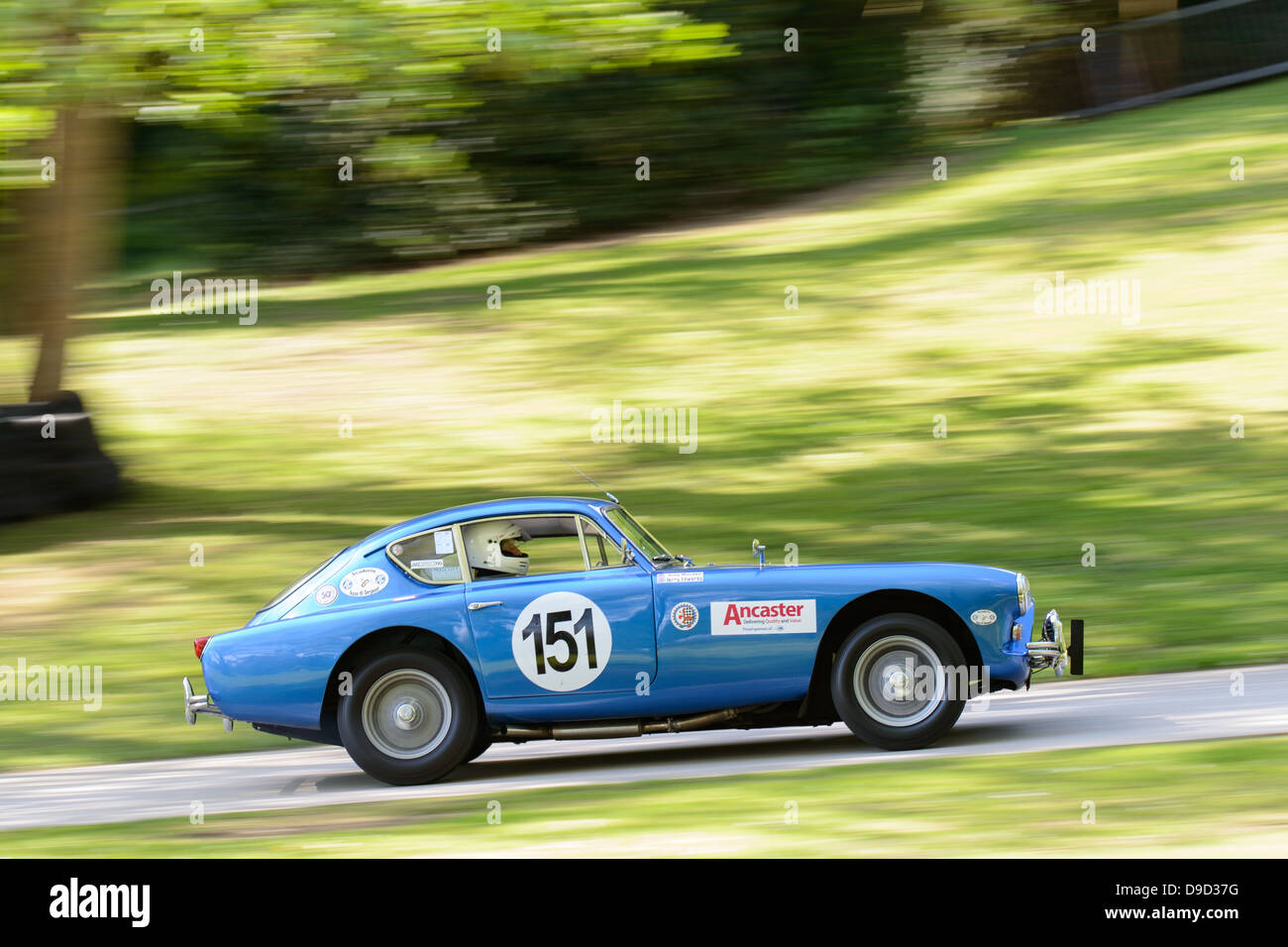 A car racing around Crystal Palace Park in London for the Motorsport at ...