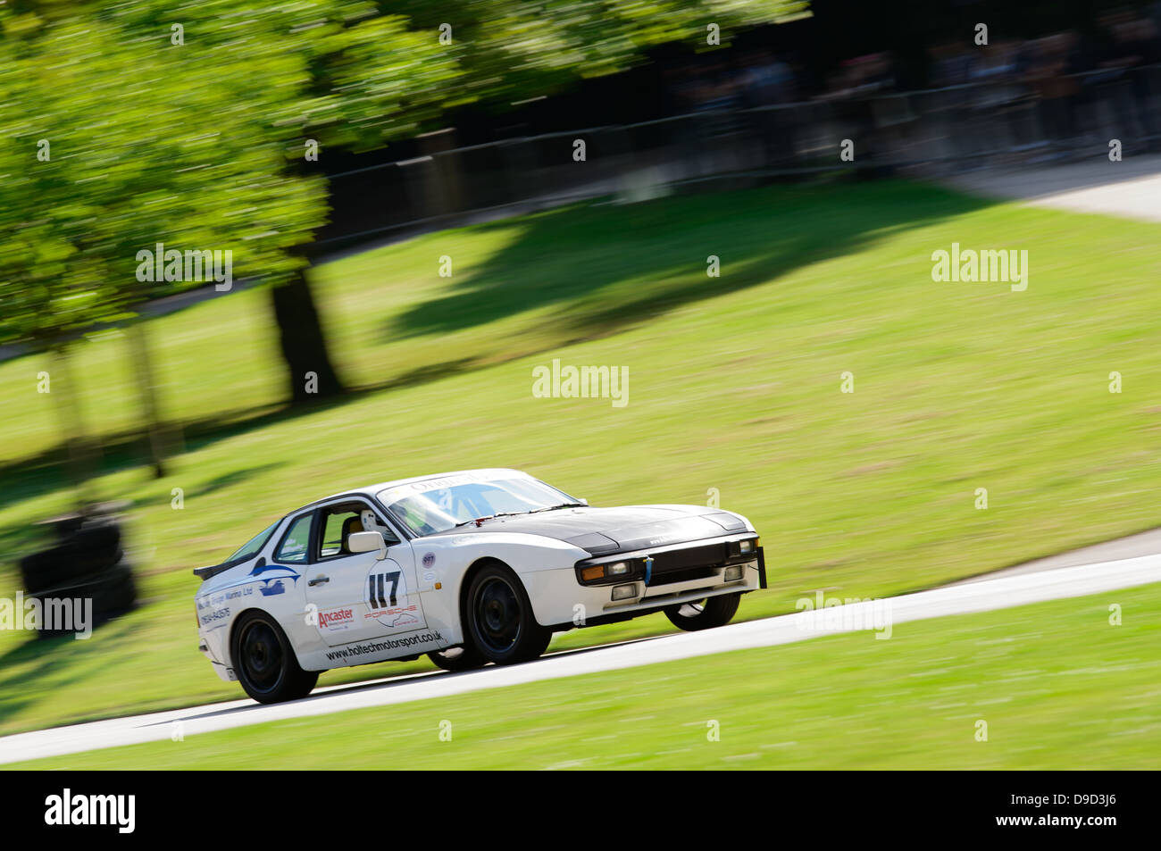 A car racing around Crystal Palace Park in London for the Motorsport at ...