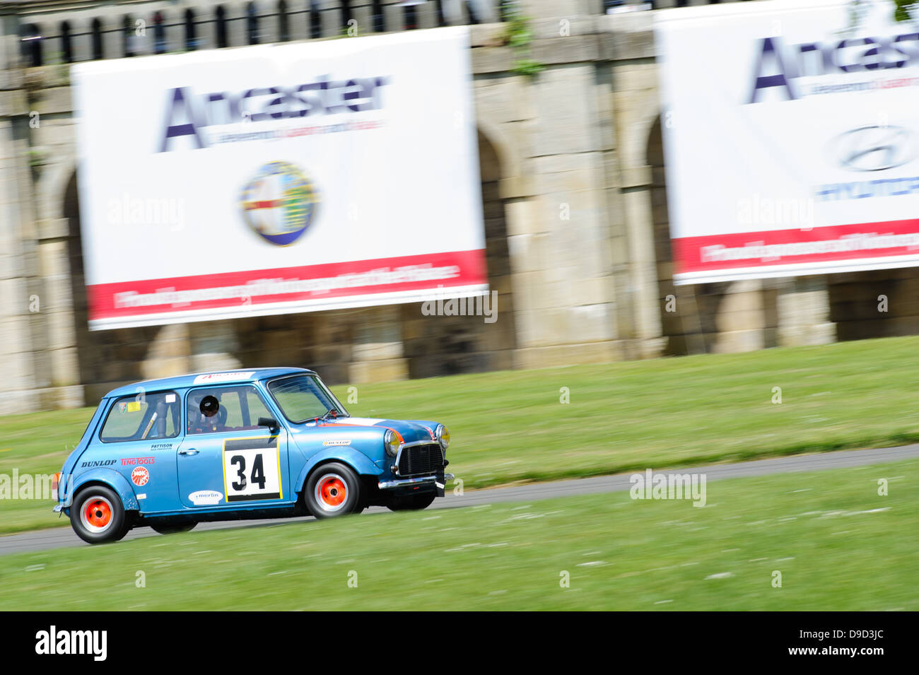 A car racing around Crystal Palace Park in London for the Motorsport at ...