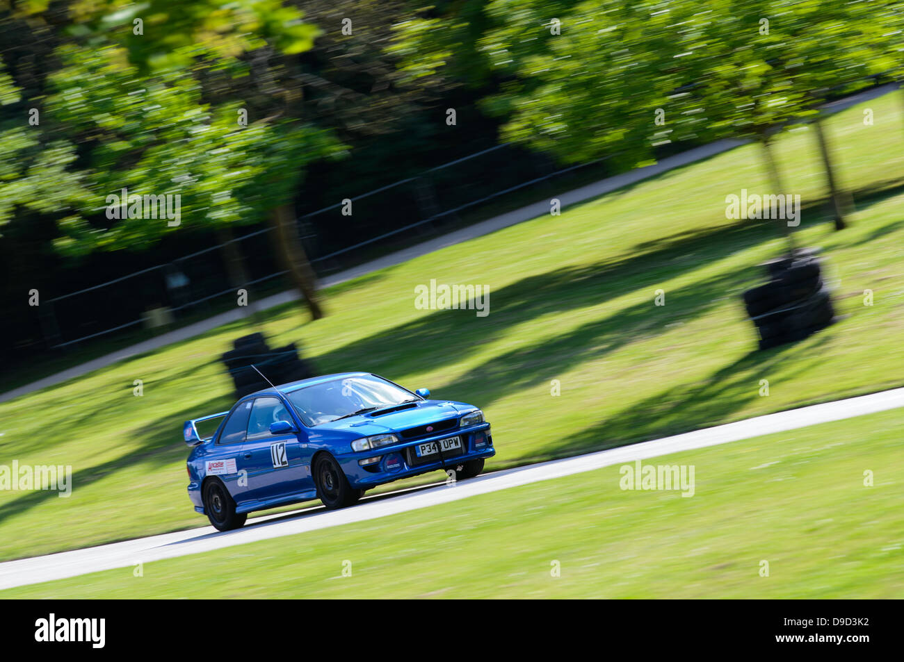 A car racing around Crystal Palace Park in London for the Motorsport at ...