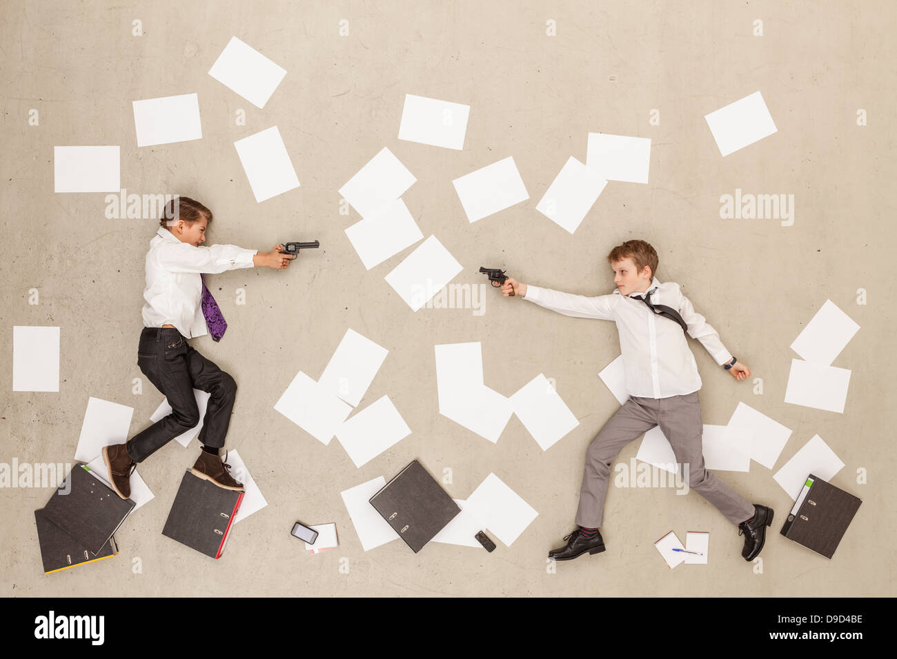 Falling gun hi-res stock photography and images - Alamy