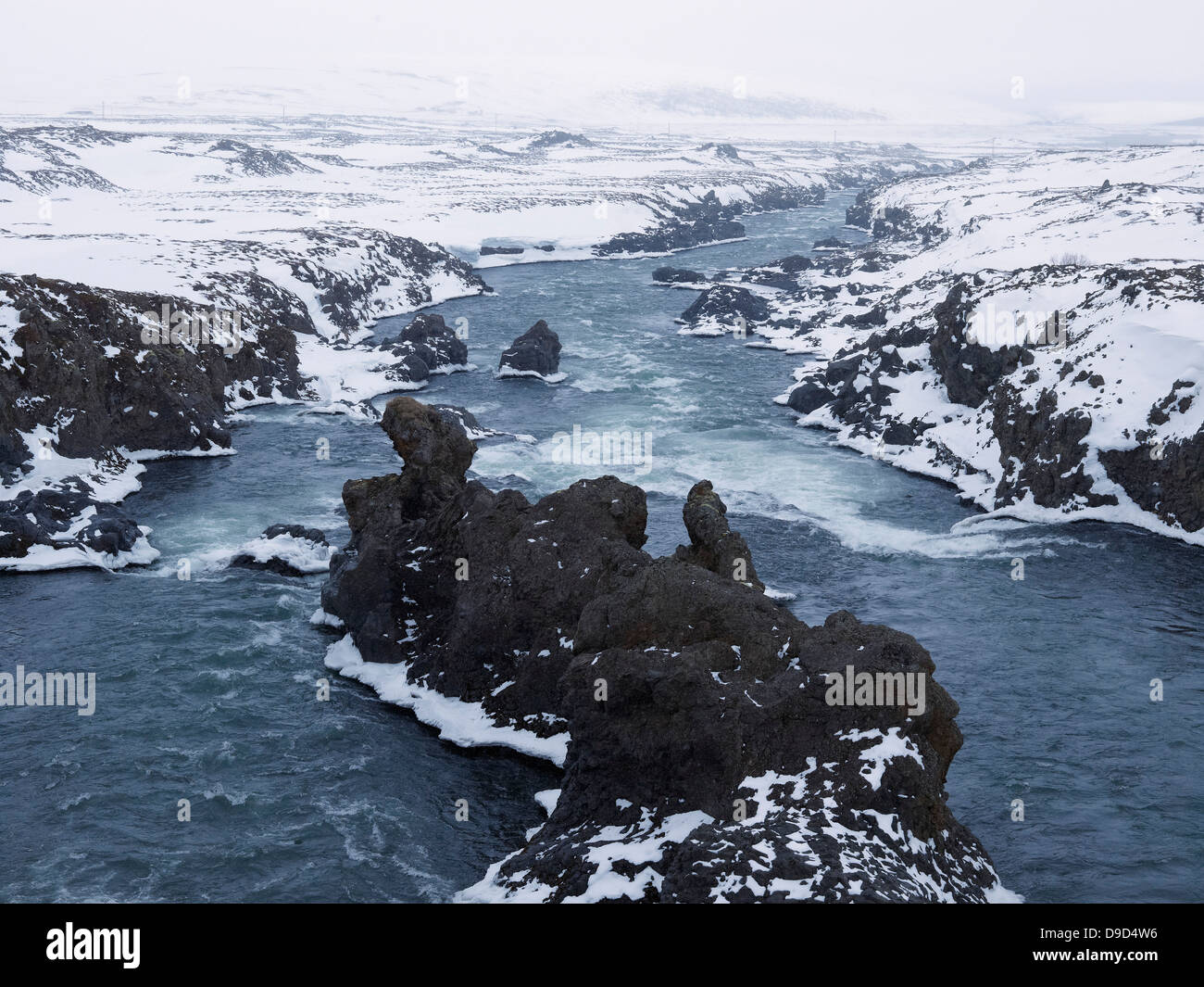 Iceland view mountain river hi-res stock photography and images - Alamy