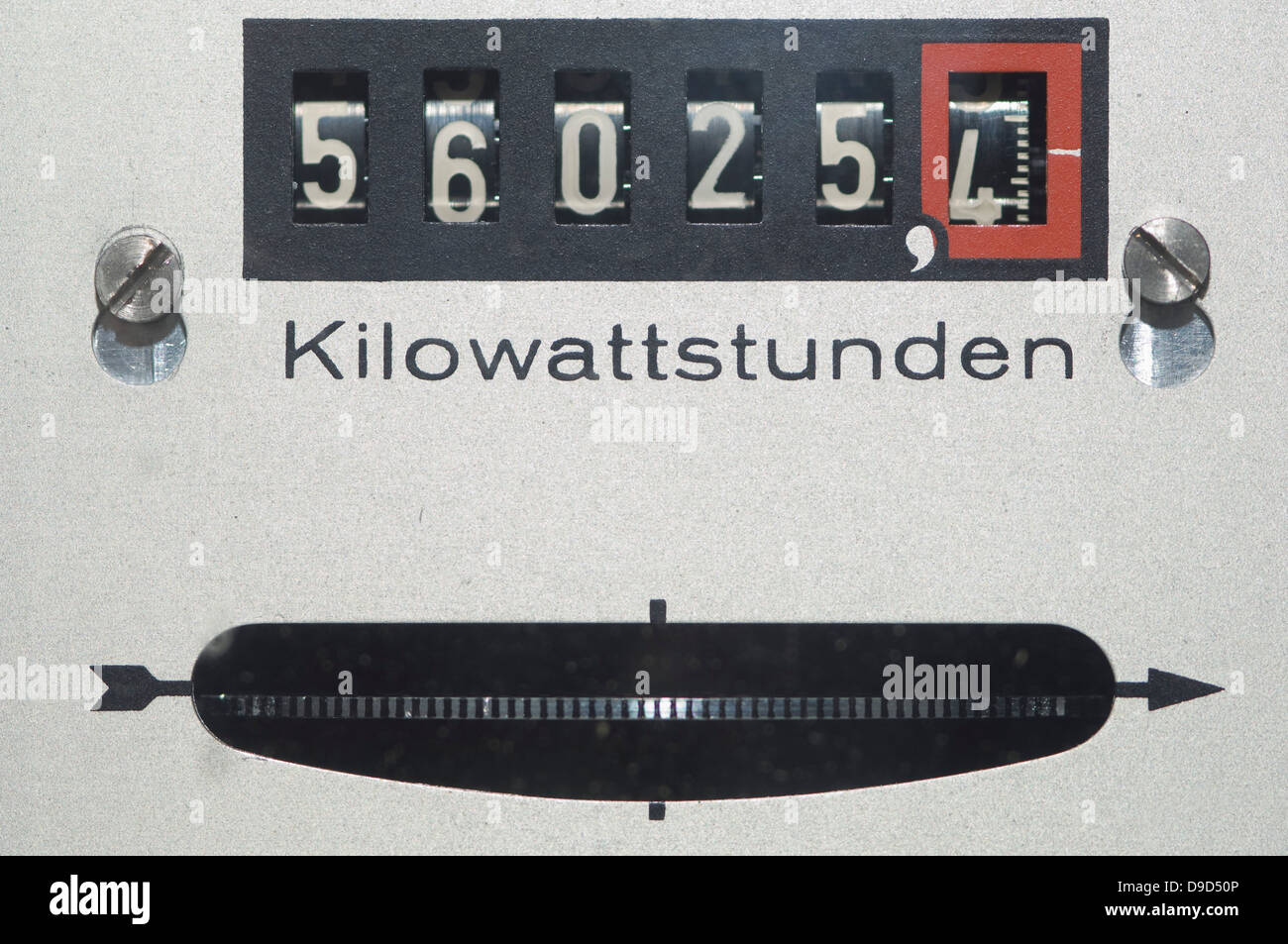 Germany, Electric meter, close up Stock Photo - Alamy