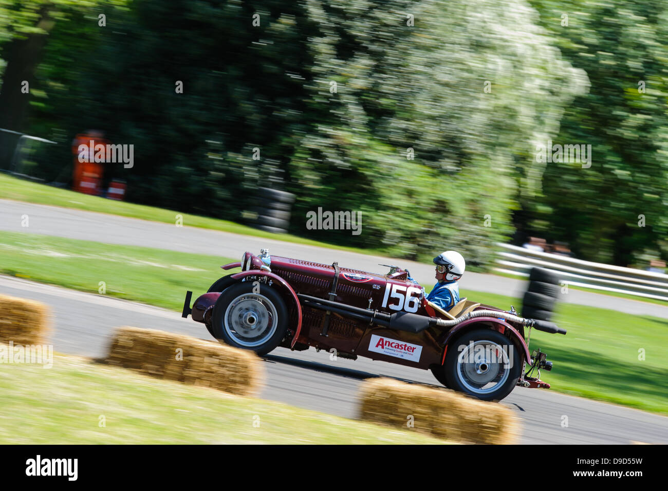A car racing around Crystal Palace Park in London for the Motorsport at ...