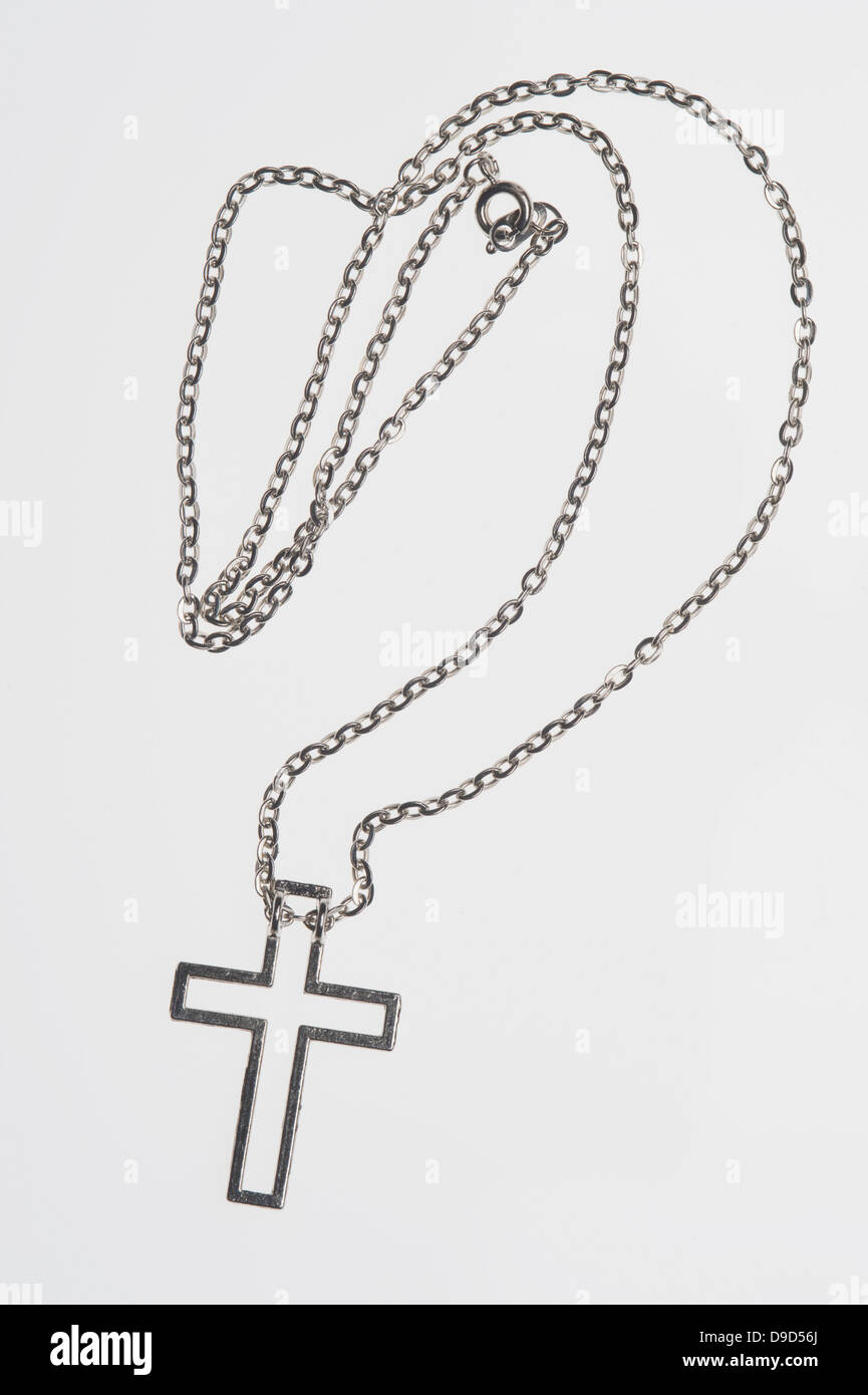 Chain with cross hi-res stock photography and images - Alamy