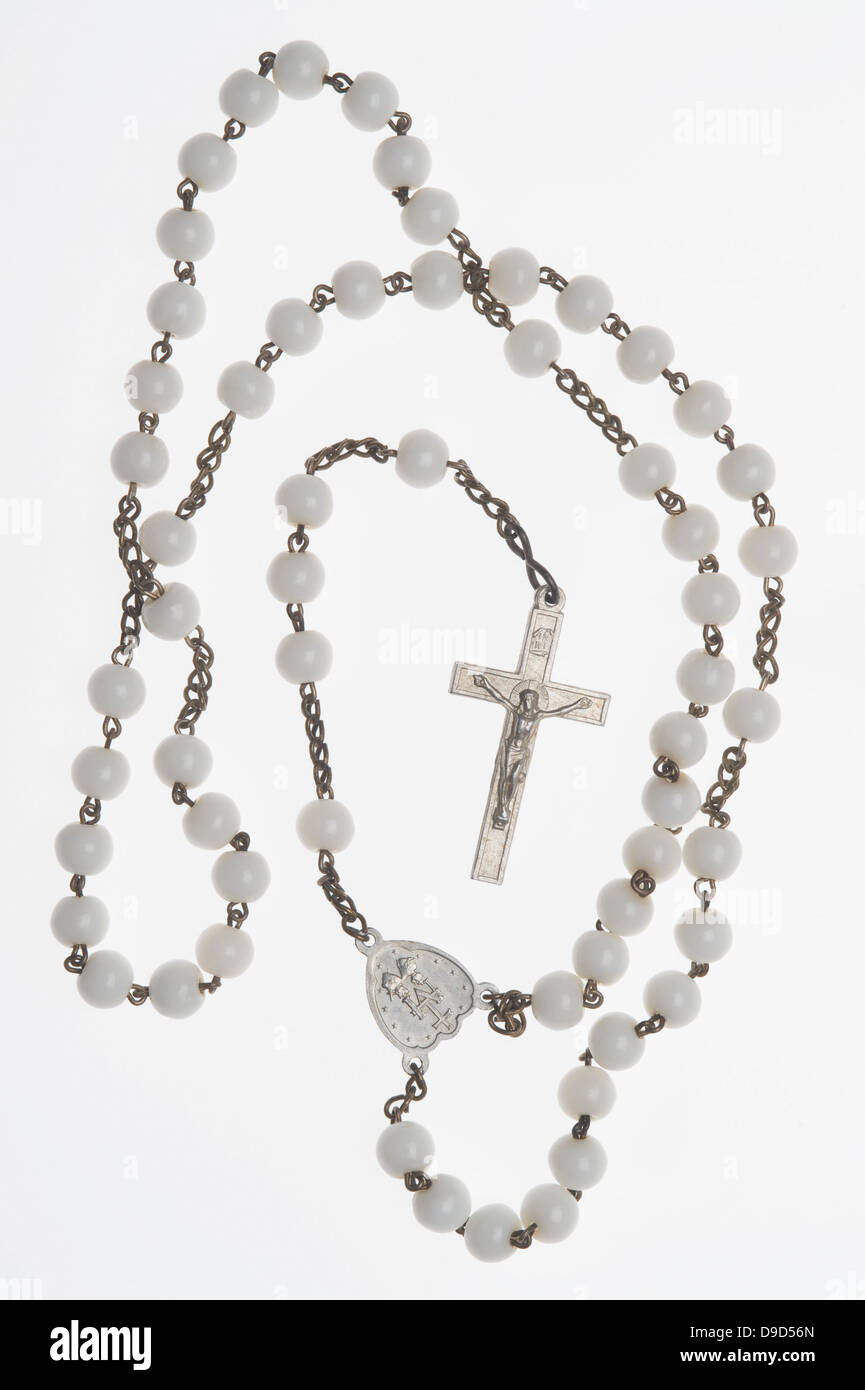 Pearl Rosary High Resolution Stock Photography and Images - Alamy