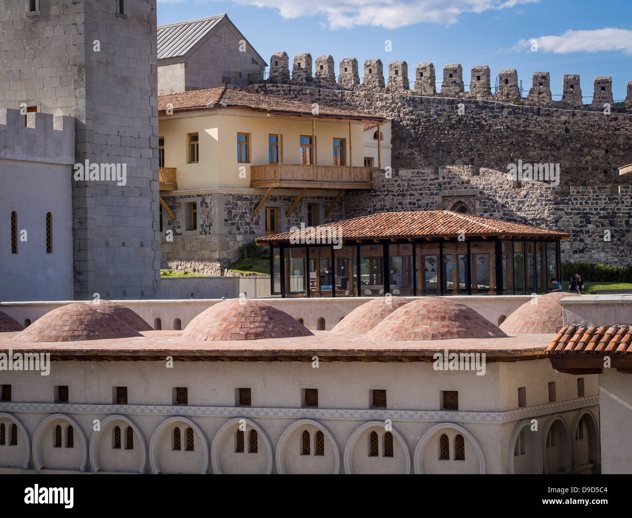 The old town (Rabati Castle) in Akhaltsikhe in southern Georgia Stock ...