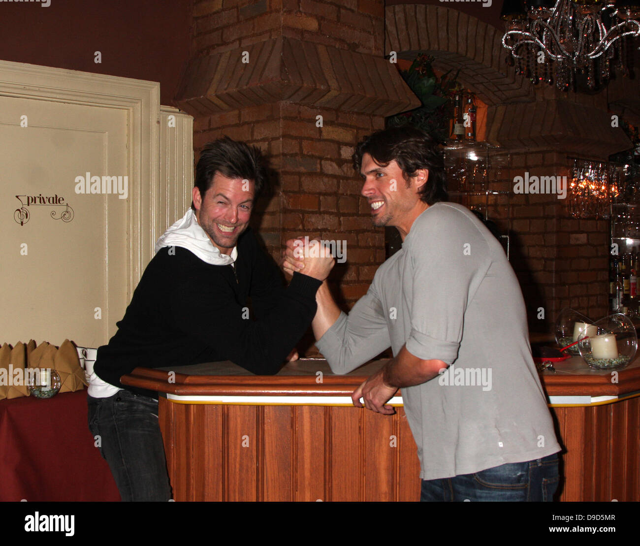 Joshua Morrow and Michael Muhney The Young & Restless 38th anniversary ...