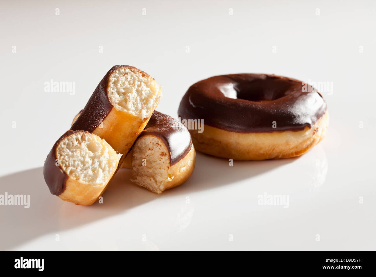 Chocolate covered donut with sweets hi-res stock photography and images ...