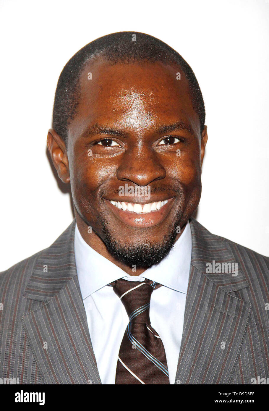 Gbenga Akinnagbe Opening night of the Broadway musical production of 'The Book of Mormon' at the ...