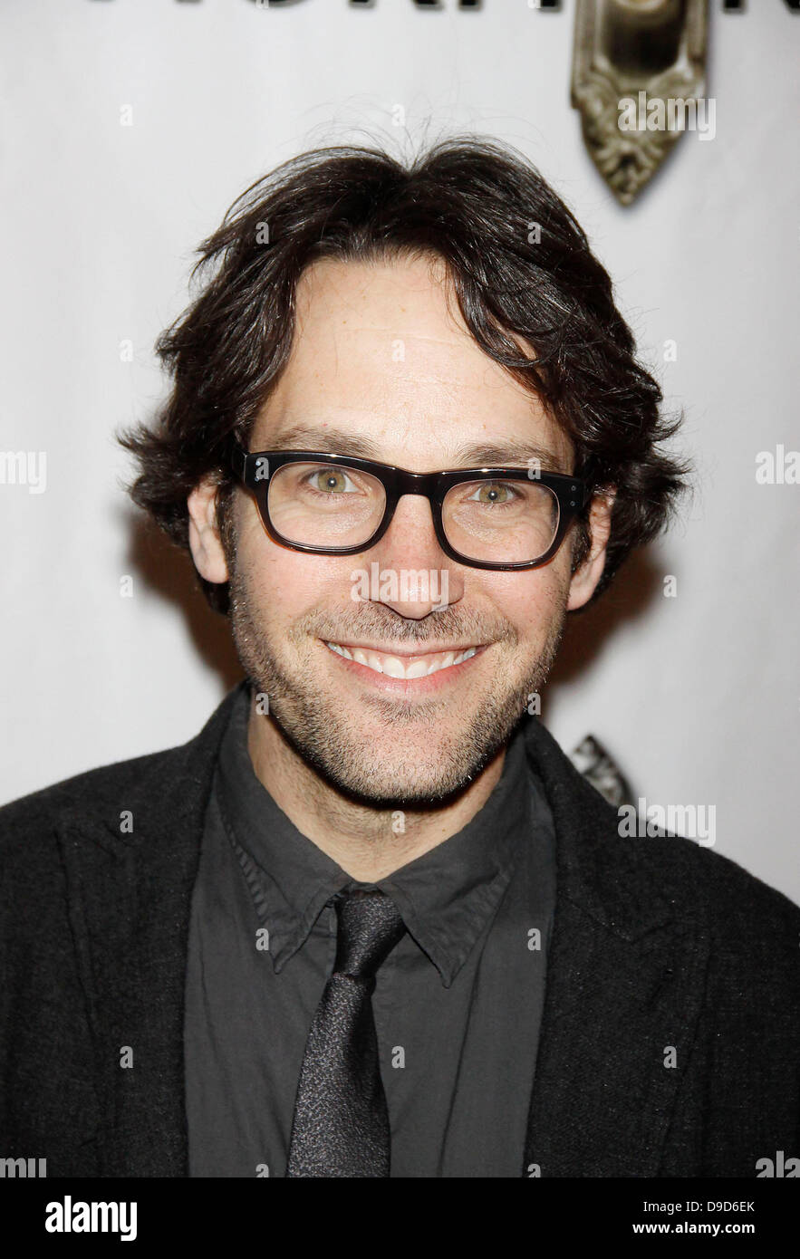 Paul Rudd Opening night of the Broadway musical production of 'The Book ...