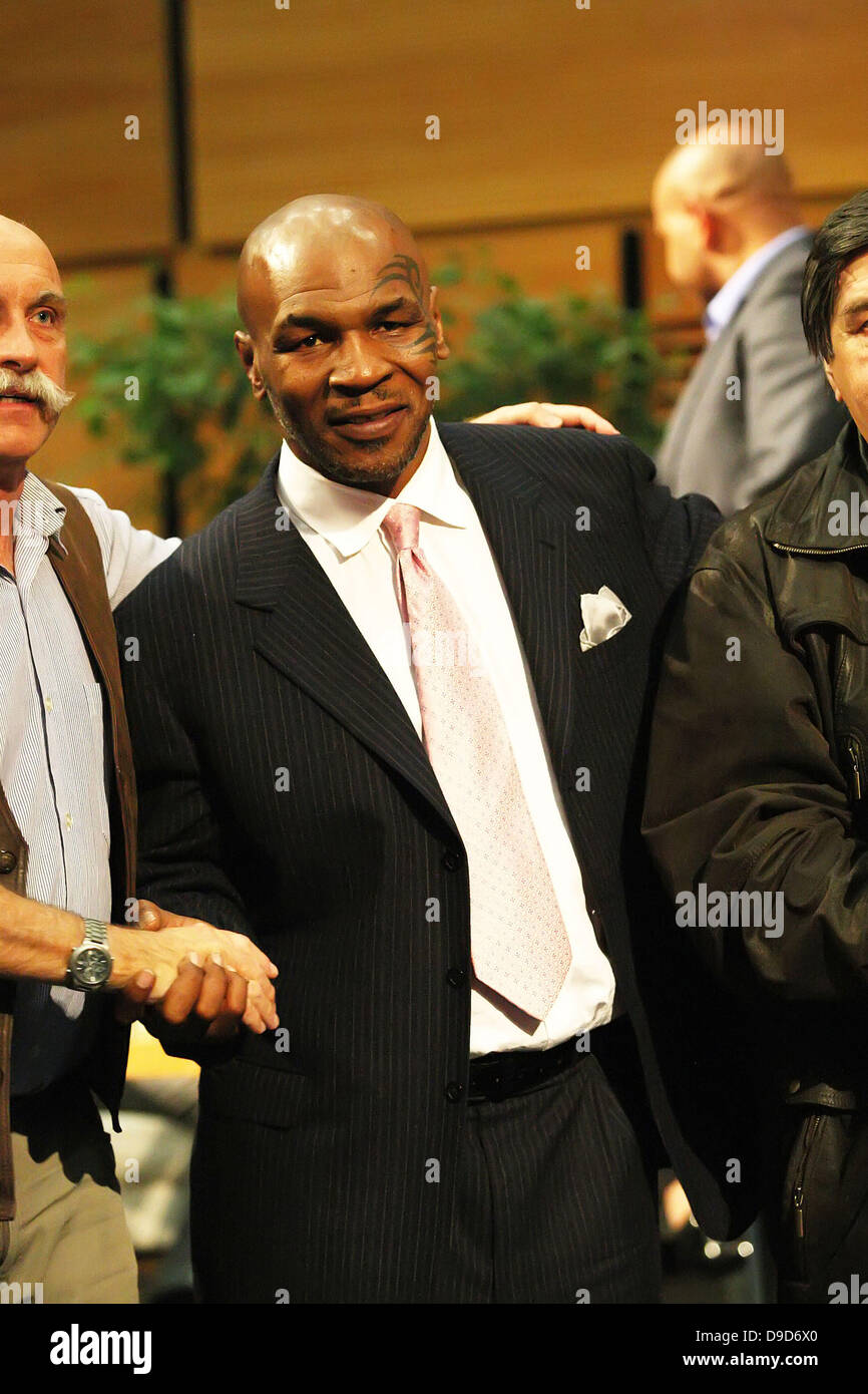 Mike Tyson was a special guest at the gala event 'Heroes Gate 3' whilst ...