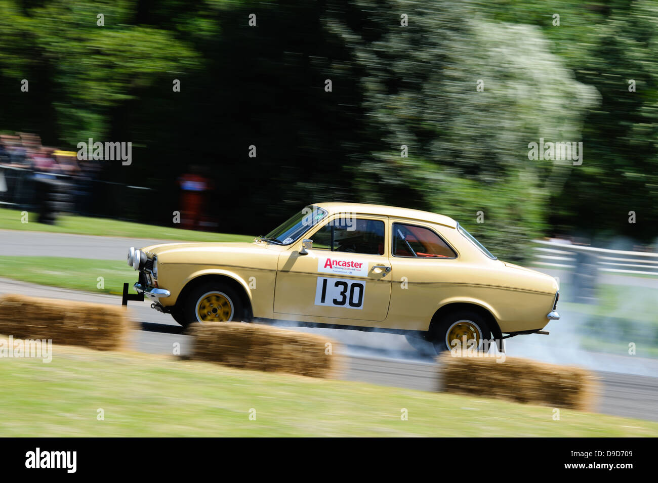 A car racing around Crystal Palace Park in London for the Motorsport at ...