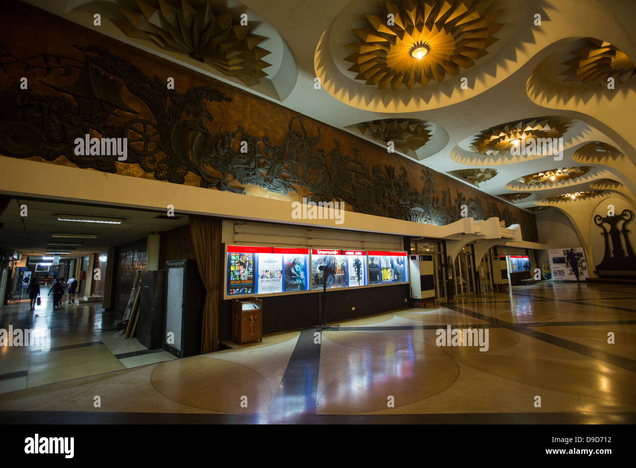 The Scala Cinema foyer is made up of a huge domed ceiling, ornately ...