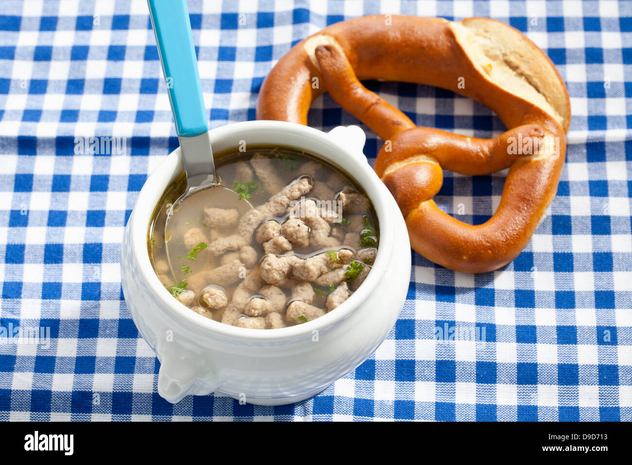 Liver Spaetzle Soup Stock Photos & Liver Spaetzle Soup Stock Images - Alamy