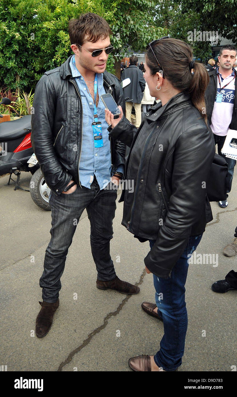 British actor, Ed Westwick, star of the US TV show Gossip Girl is ...