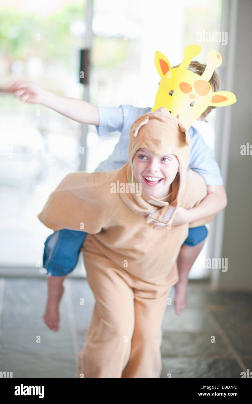 Piggy back costume hi-res stock photography and images - Alamy