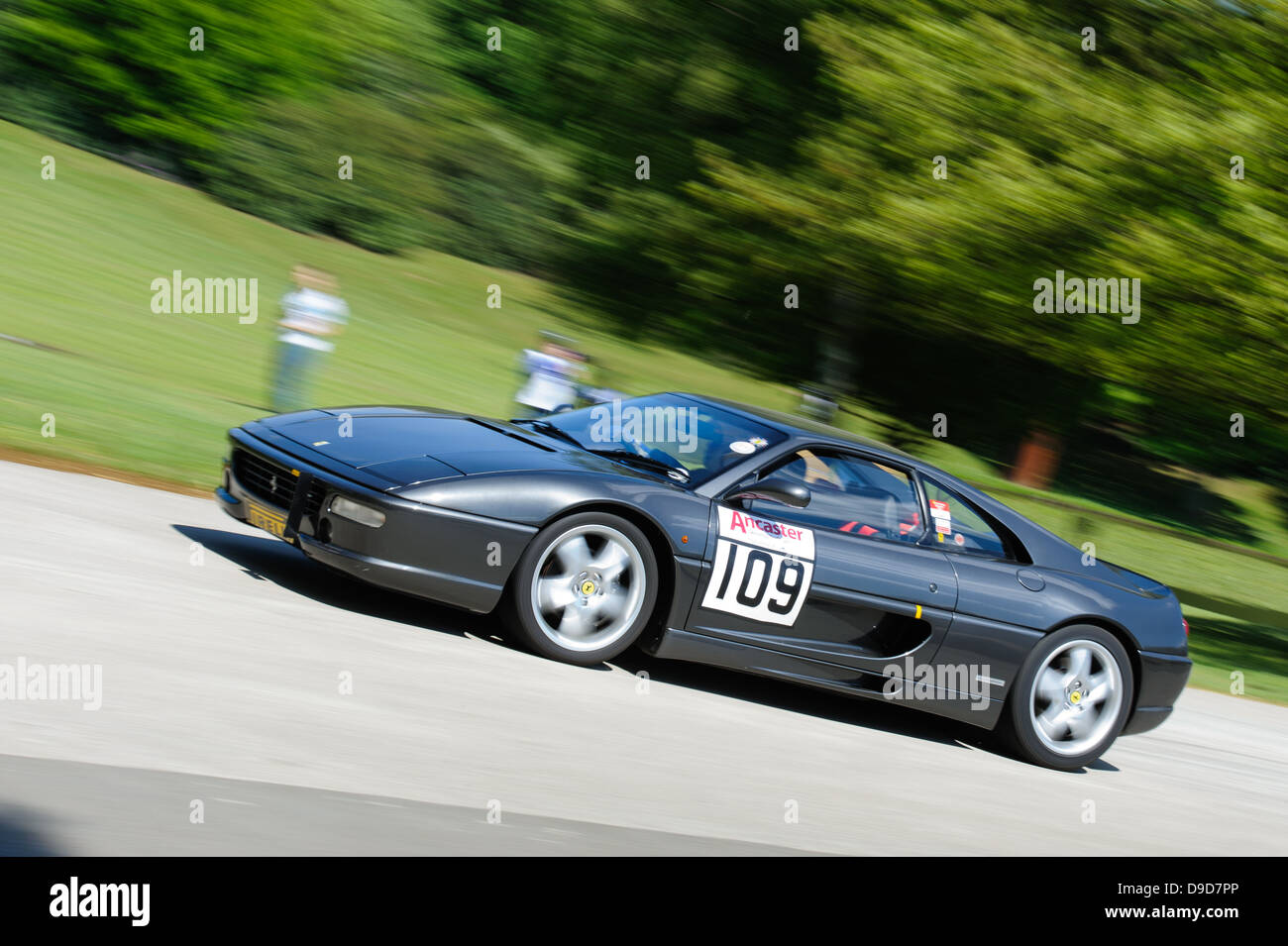 A car racing around Crystal Palace Park in London for the Motorsport at ...