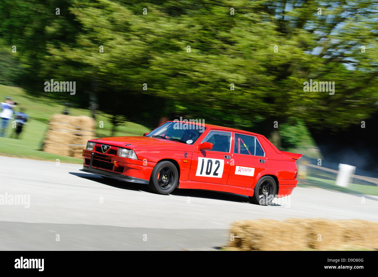 A car racing around Crystal Palace Park in London for the Motorsport at ...