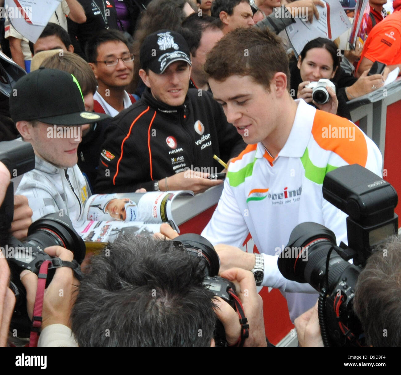 Paul di Resta at the first practice session of the Australian F1 Grand ...