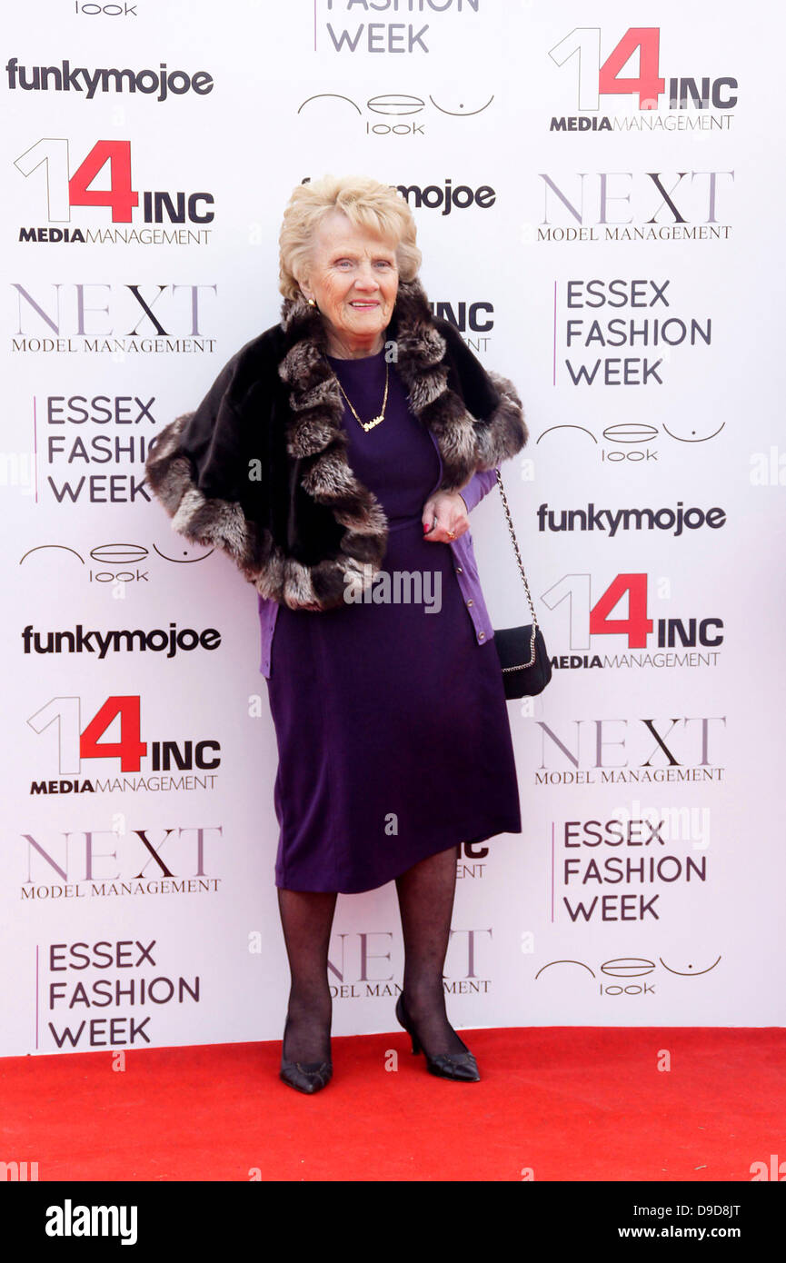 Nanny Pat VIP day at Essex Fashion Week at Lakewell Marquee, Chigwell ...