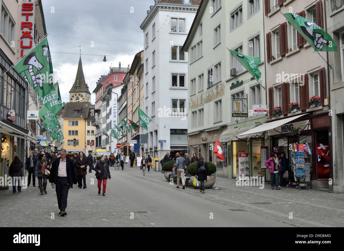 Rennweg, Zurich, Switzerland Stock Photo - Alamy