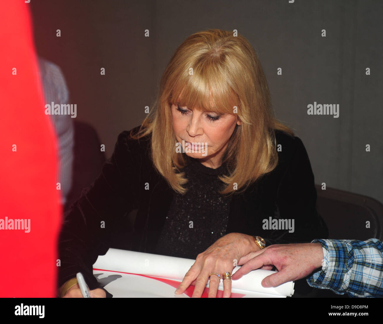 Britt Ekland Celebrities sign autographs at the Memorabilia Show at the ...