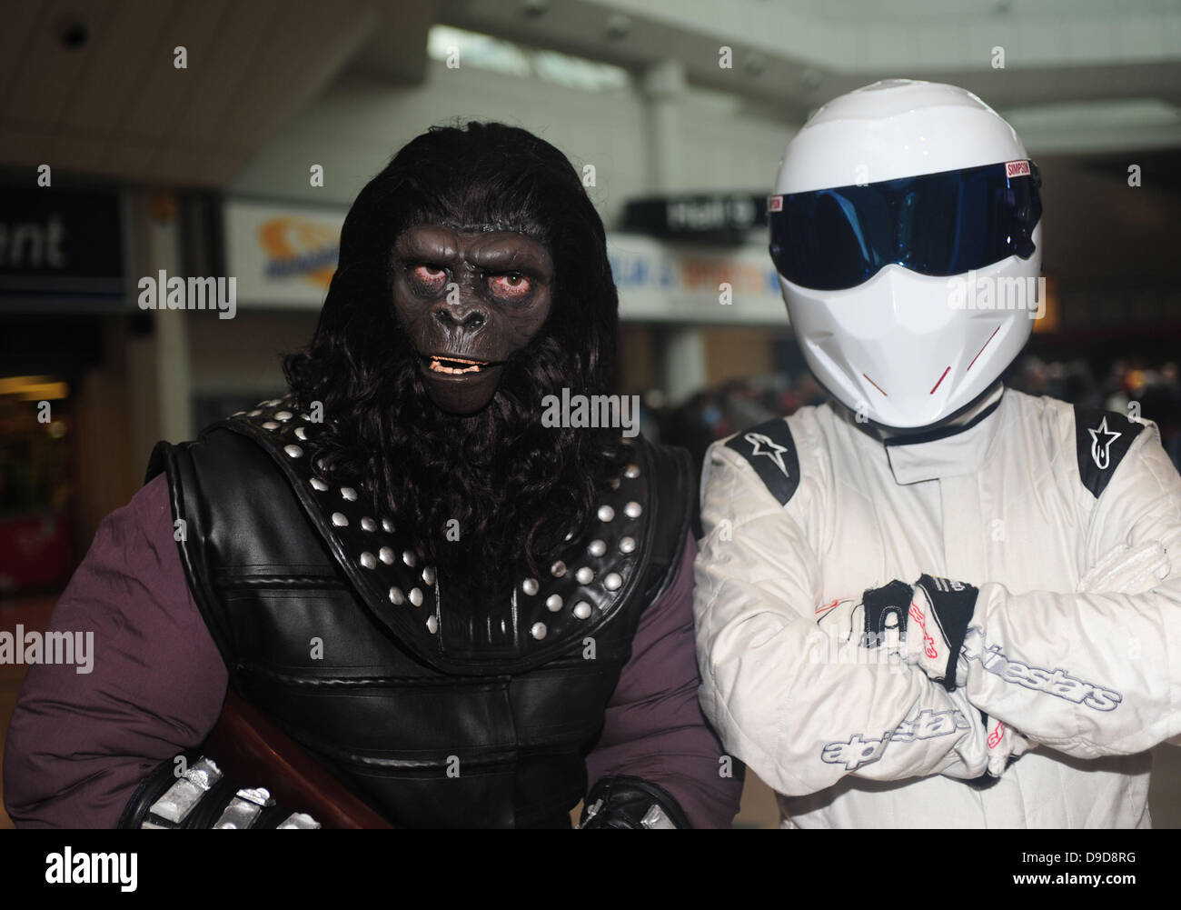 'Planet of the Apes' character with Stig from 'Top Gear' Celebrities ...