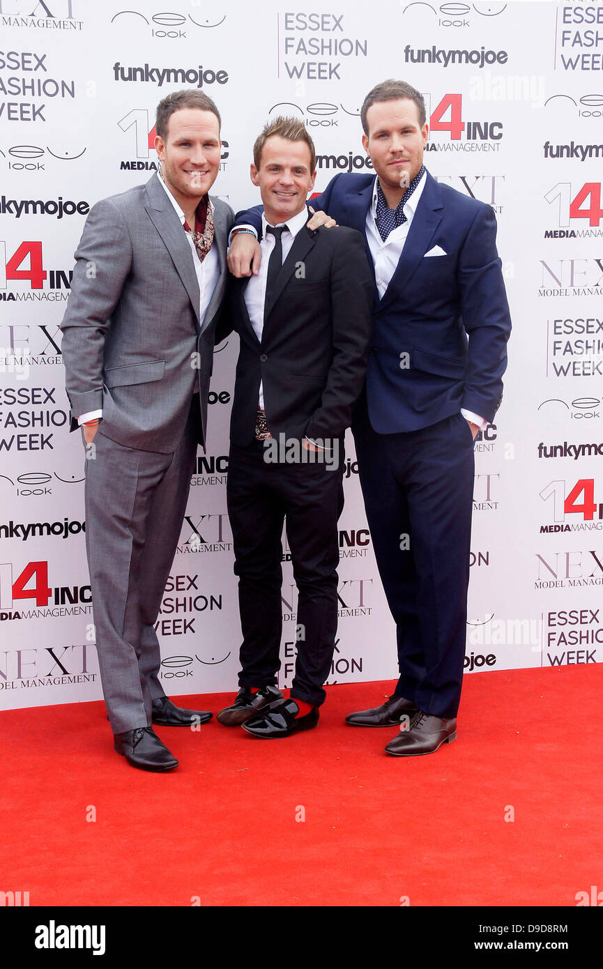 Adam Ryan and Simon Ryan VIP day at Essex Fashion Week at Lakewell ...