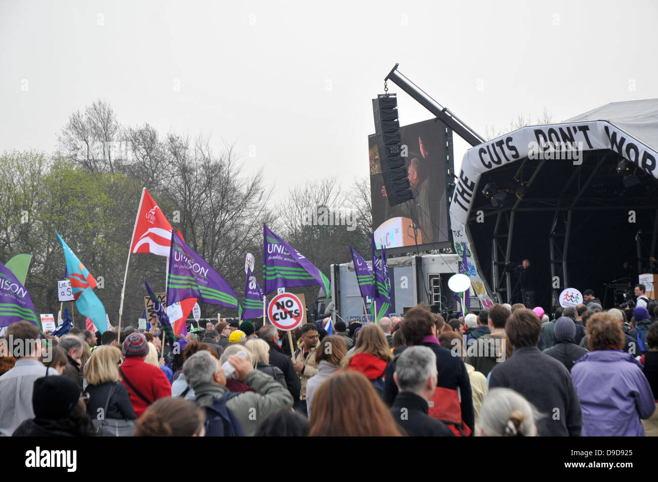 March for the Alternative - TUC demonstration in Central London. London ...