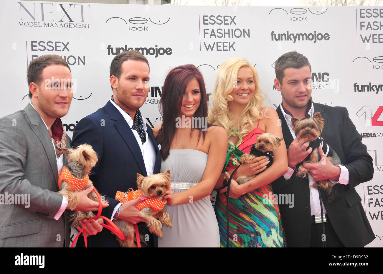 Adam Ryan, Lucy Mecklenburgh, Simon Ryan, Guest VIP day at Essex ...