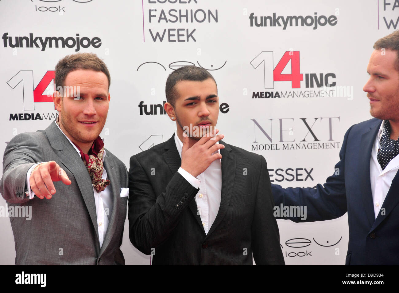 Adam Ryan and Simon Ryan VIP day at Essex Fashion Week at Lakewell ...
