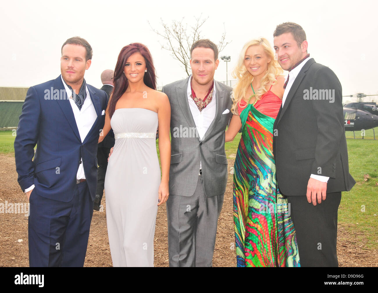 Adam Ryan, Simon Ryan, Guest and Lucy Mecklenburgh VIP day at Essex ...