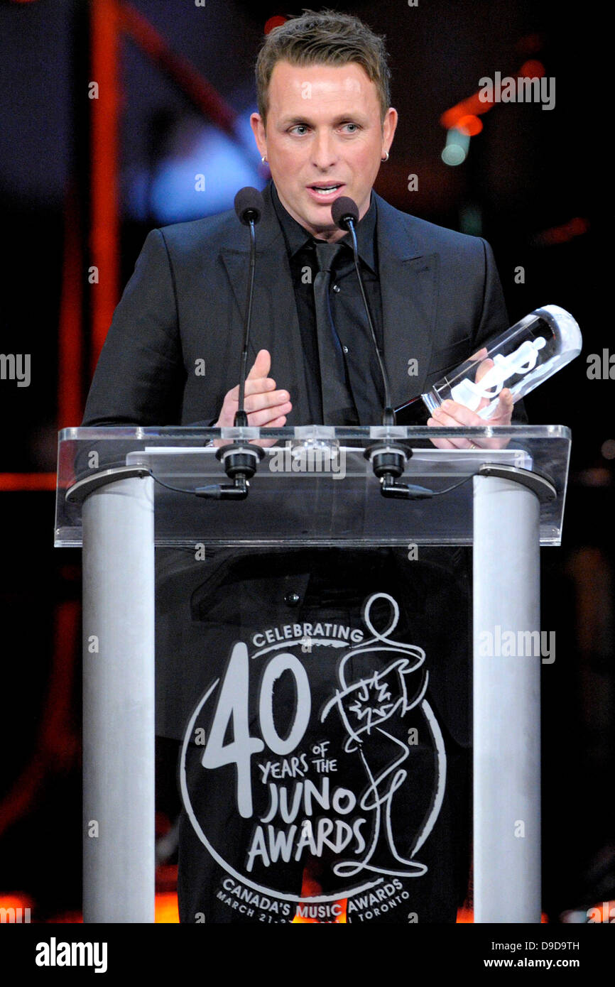 Johnny Reid JUNO Gala Dinner and Awards Show Toronto, Canada - 26.03.11 ...