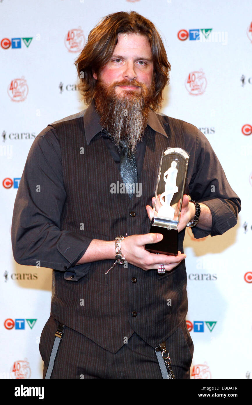 Kevin Churko JUNO Gala Dinner and Awards Show - Press Room Toronto ...