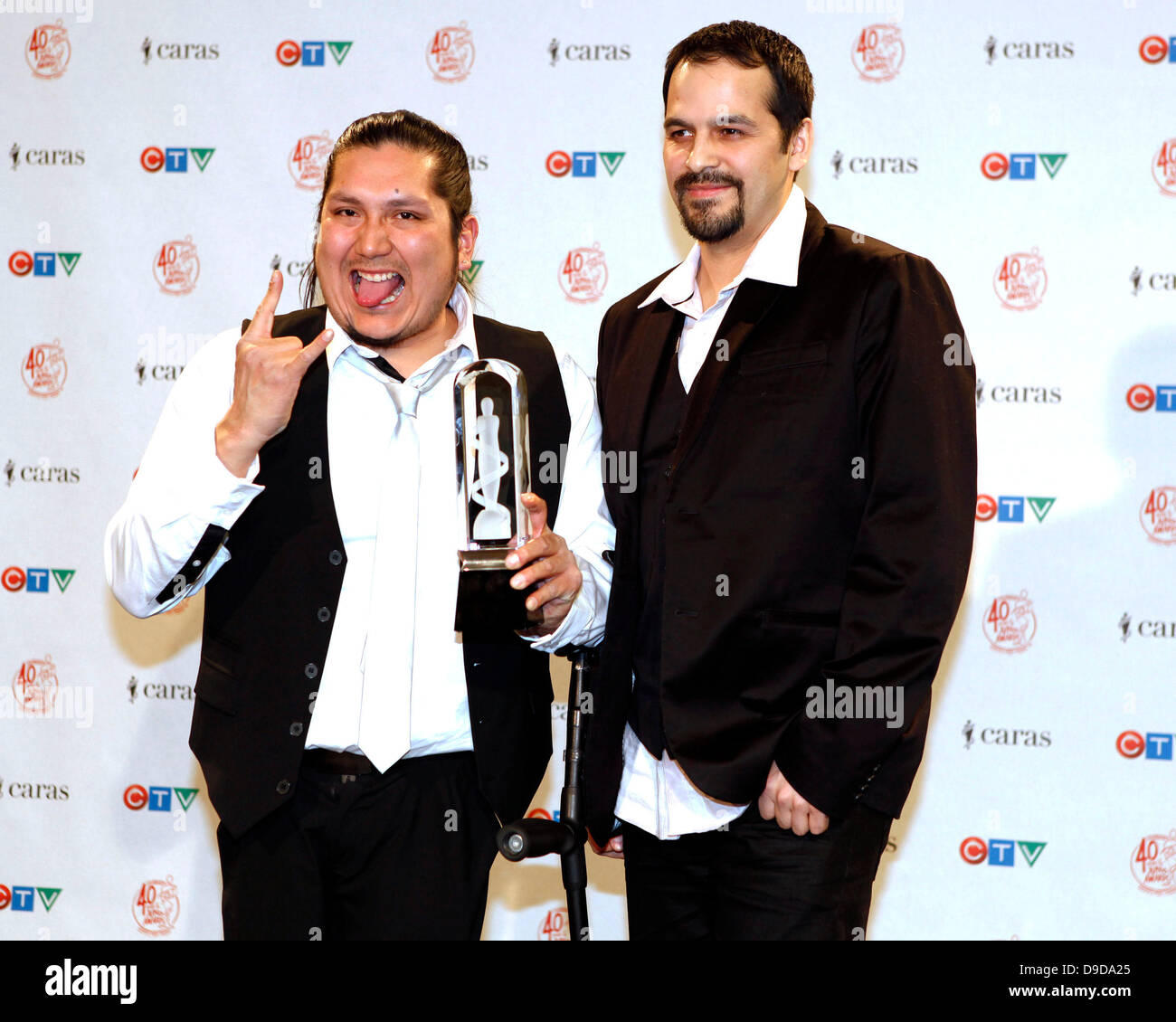 Matthew A. Iserhoff and Pakesso Mukash JUNO Gala Dinner and Awards Show ...