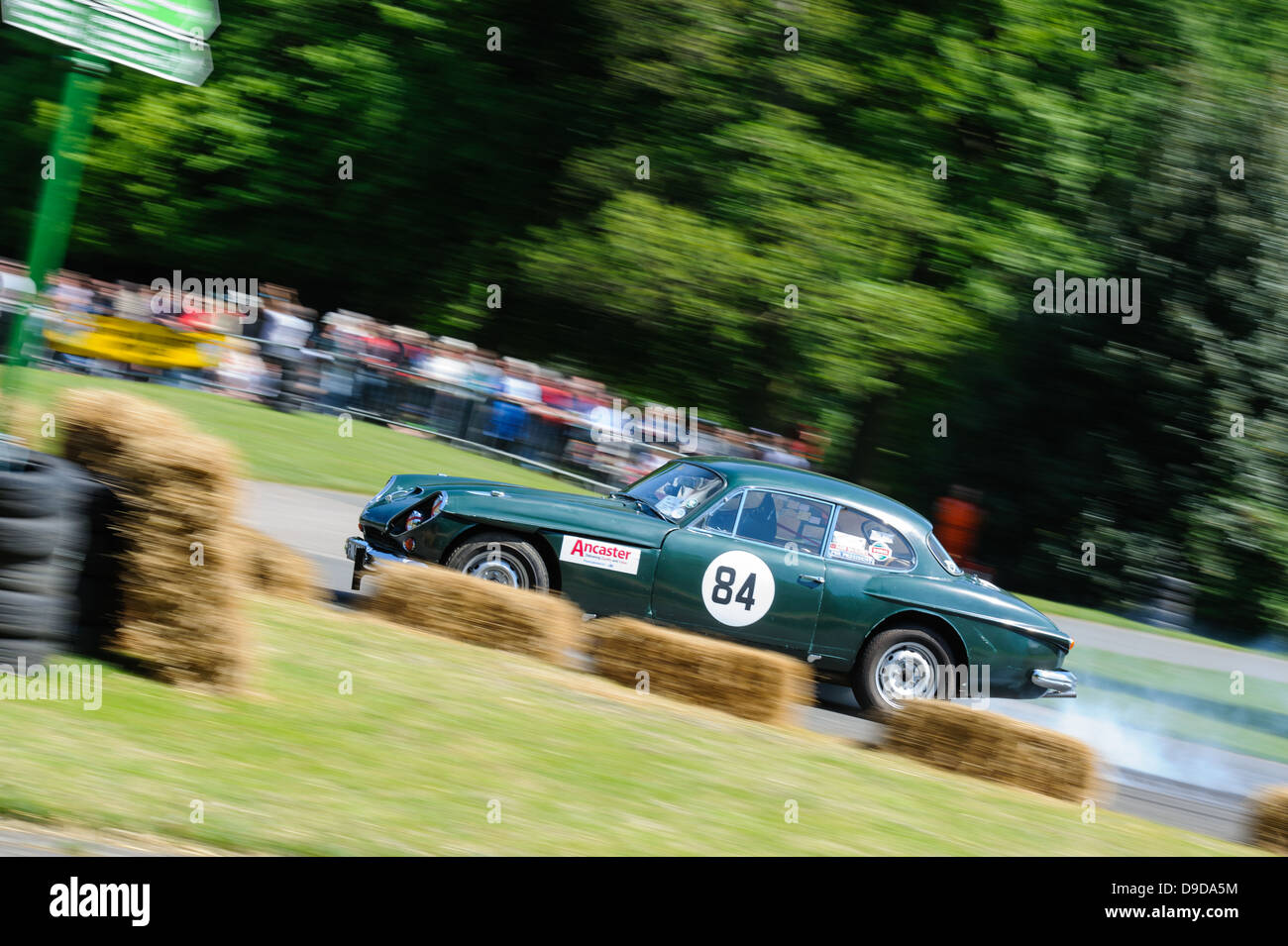 A car racing around Crystal Palace Park in London for the Motorsport at ...