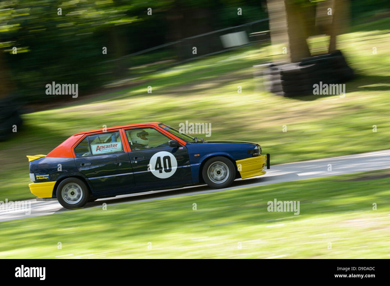 A car racing around Crystal Palace Park in London for the Motorsport at ...