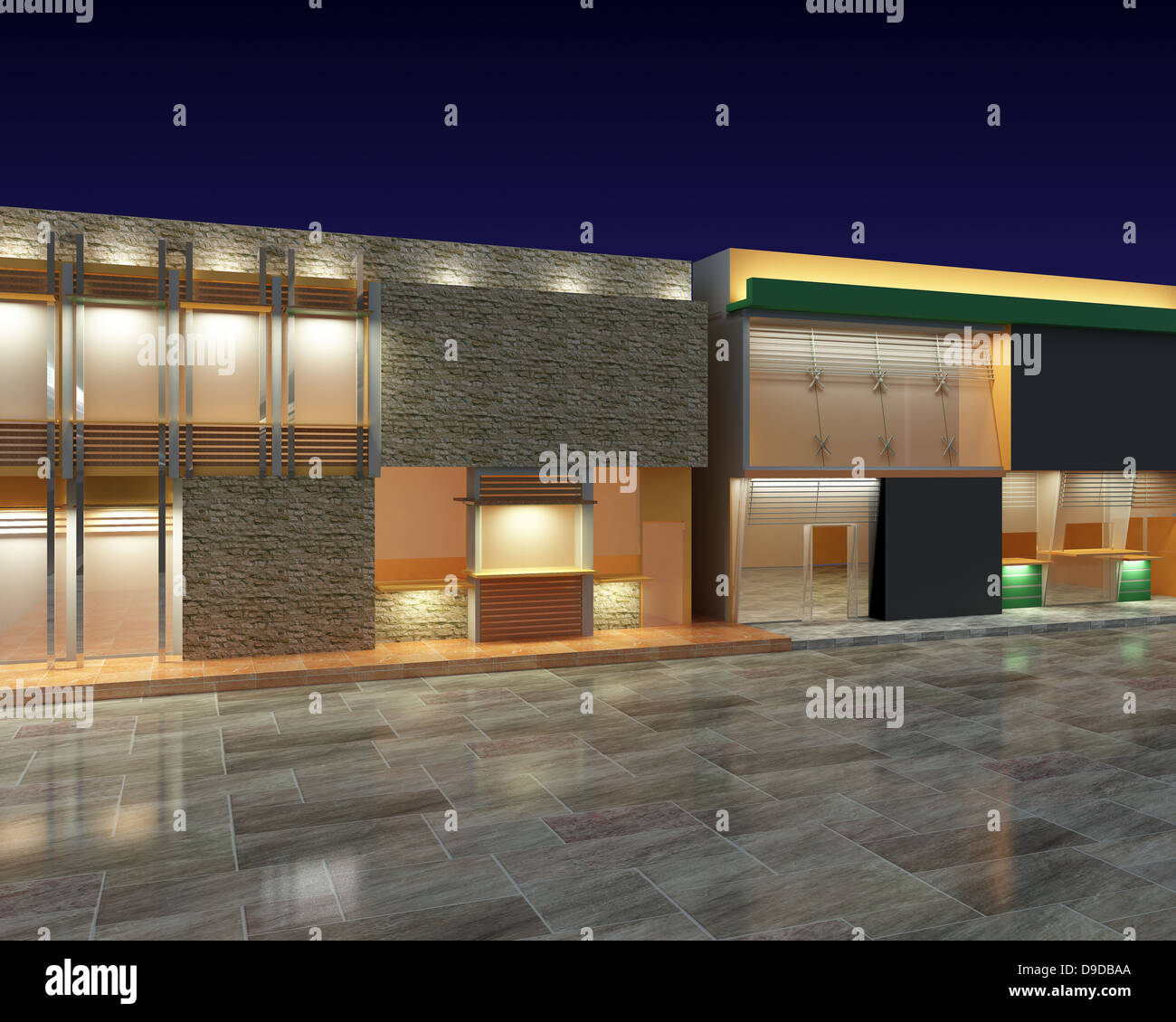 Elevation 3d commercial market High Resolution Stock Photography and ...