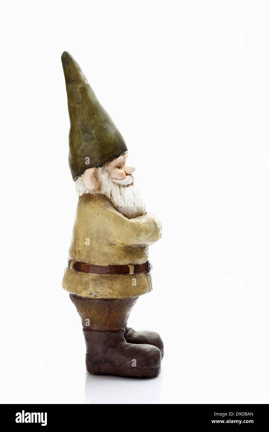 White garden gnome hi-res stock photography and images - Alamy