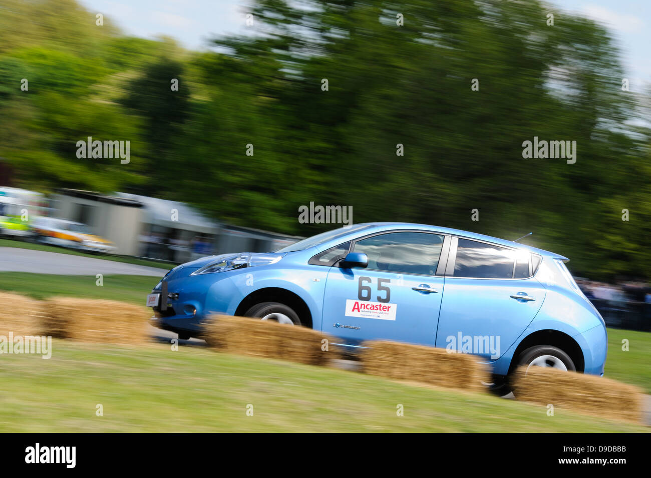 A car racing around Crystal Palace Park in London for the Motorsport at ...